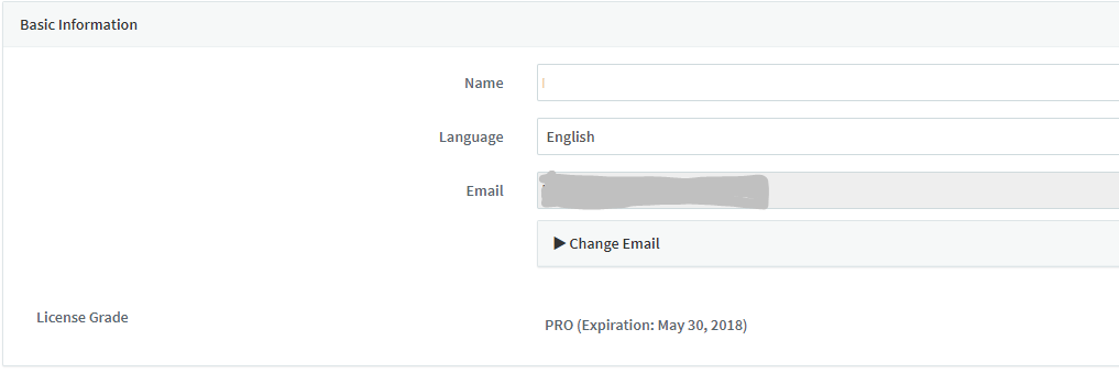 How can I check my account details like "PRO" account and its validity ...