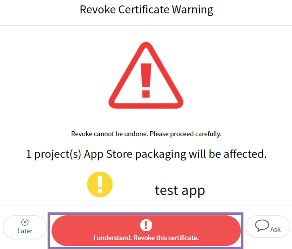 How to revoke the certificate that is stored on InstaVR? – InstaVR Help Center