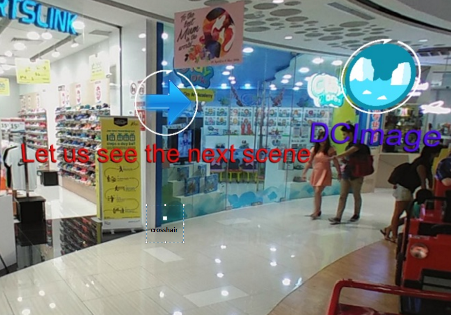 What will be result on InstaVR App when Enable/Disable "Always Display Per Marker Circle ...