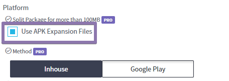 How can I fix "APK was too large (slightly over 100MB)" and asking to split package error while ...